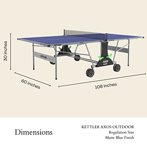 What is So Good About The Kettler Axos Outdoor Ping Pong Table? | TT Tables