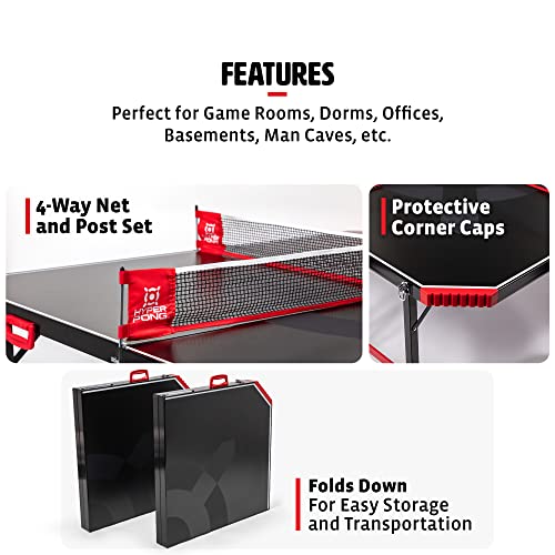 EastPoint Sports 4 Way Hyper Pong: Innovative Outdoor Ping Pong Table ...