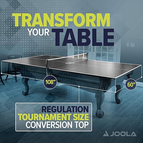 JOOLA Conversion Top with Net Set: Transform Your Table into a Ping ...